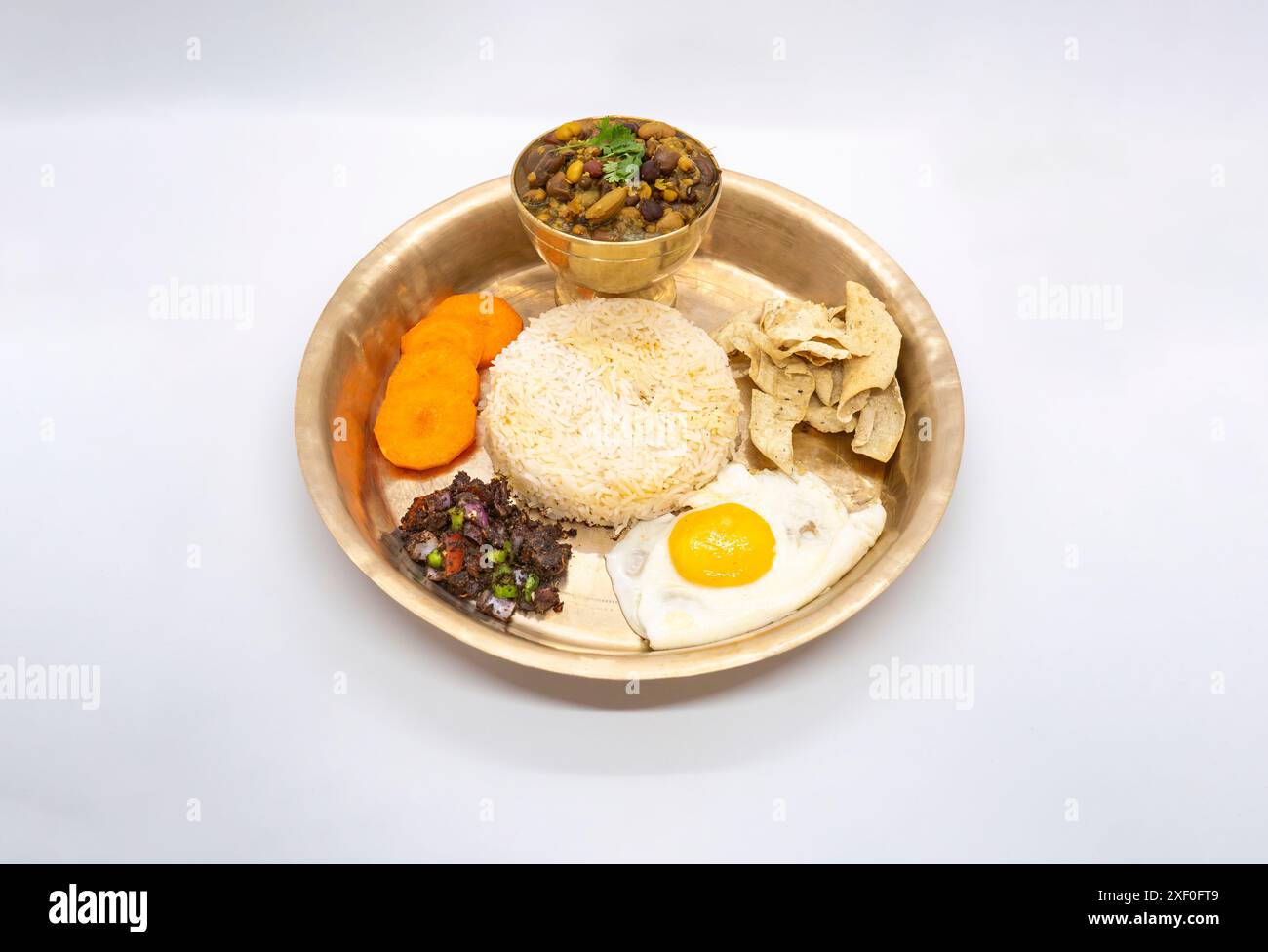 Nepali thali hi-res stock photography and images - Alamy