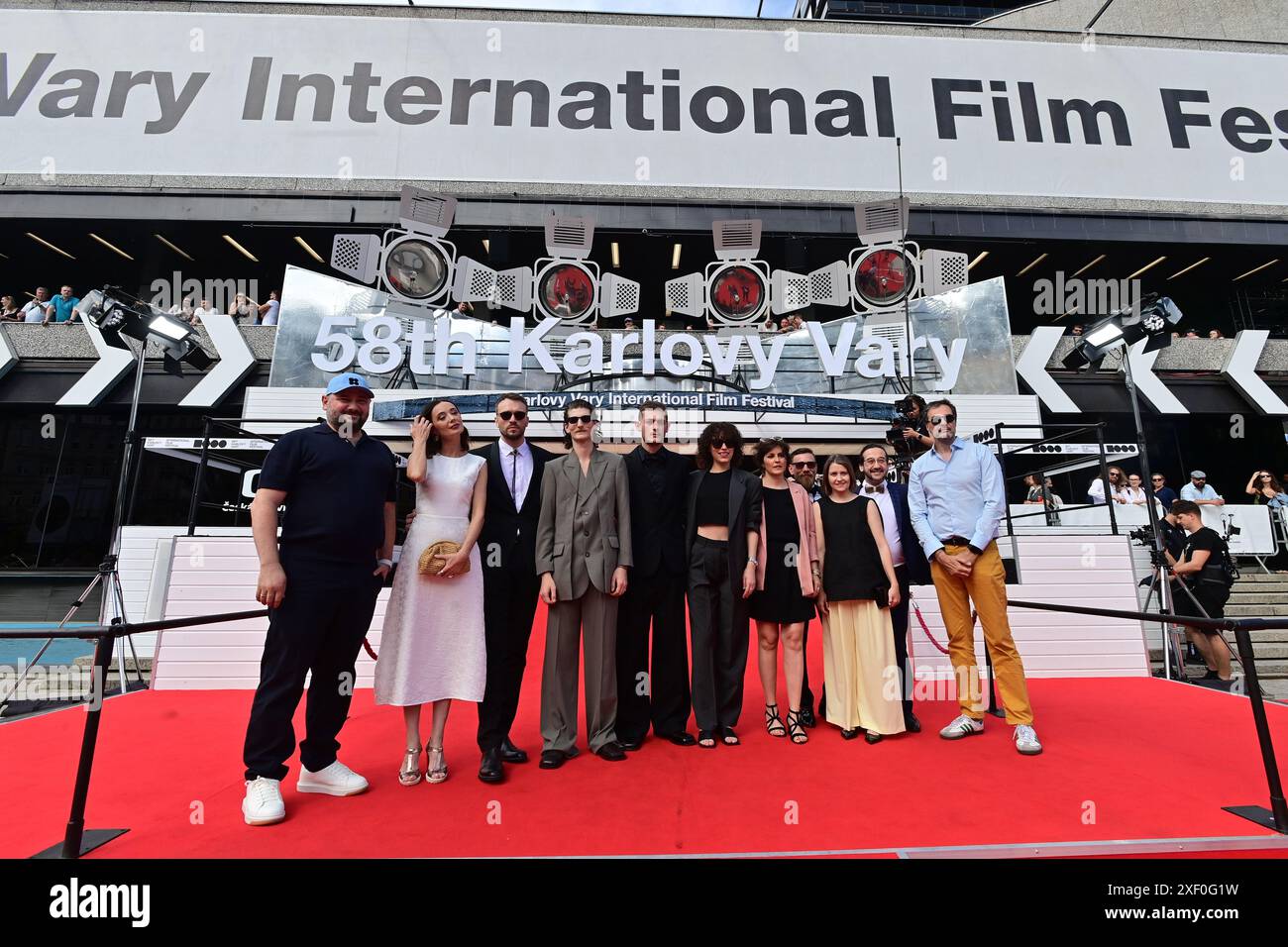 Film makers delegation presented film Panopticon at the 58th Karlovy Vary International Film ...