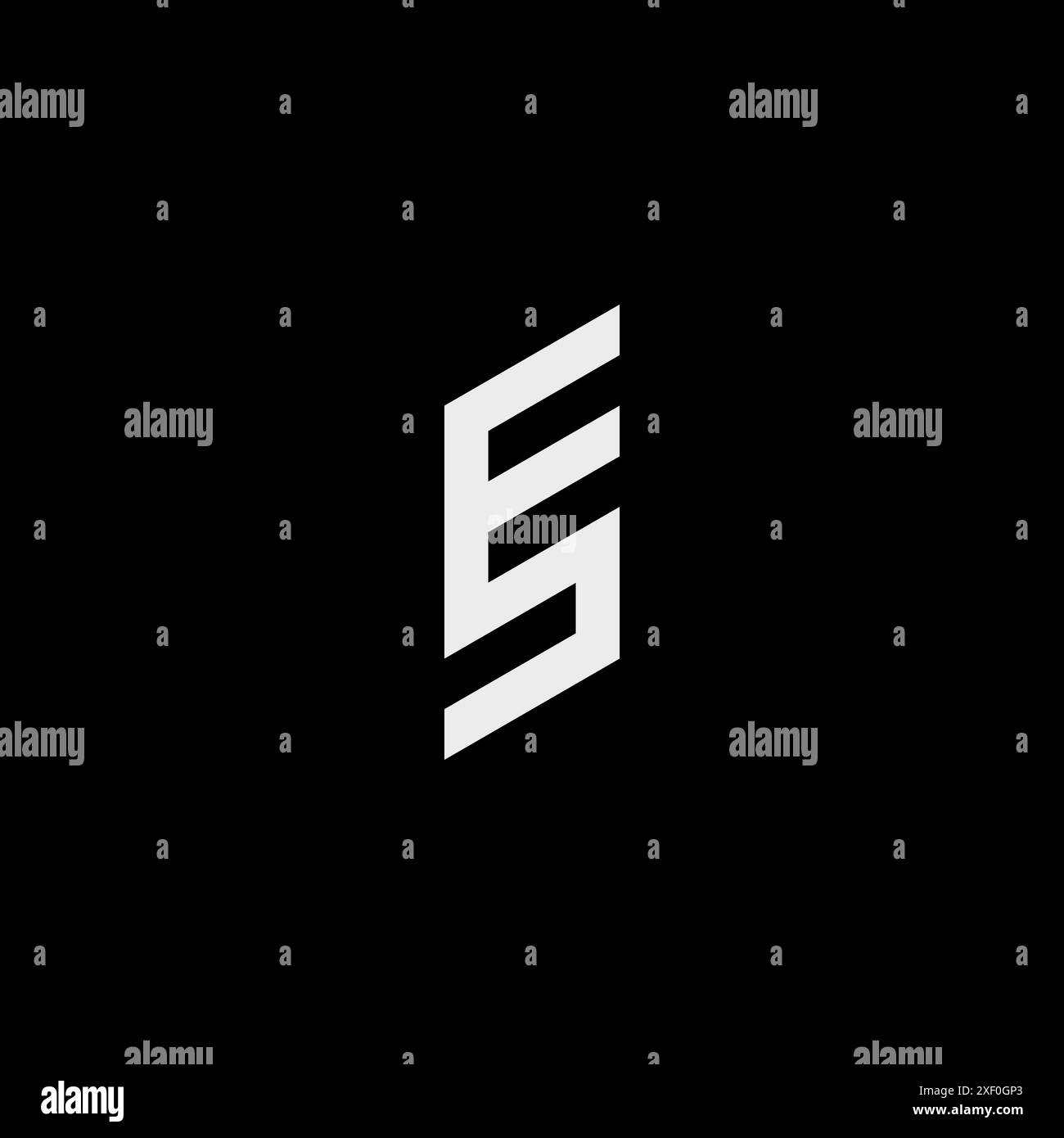 Alphabet letter ES or SE icon logo vector Stock Vector Image & Art - Alamy