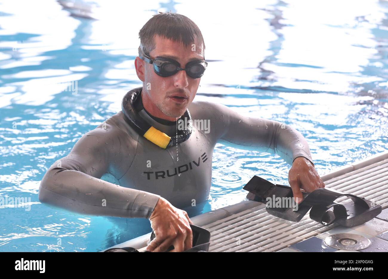 Boris Milosic (Croatia) walked an 112 metres (367,4 ft) underwater ...