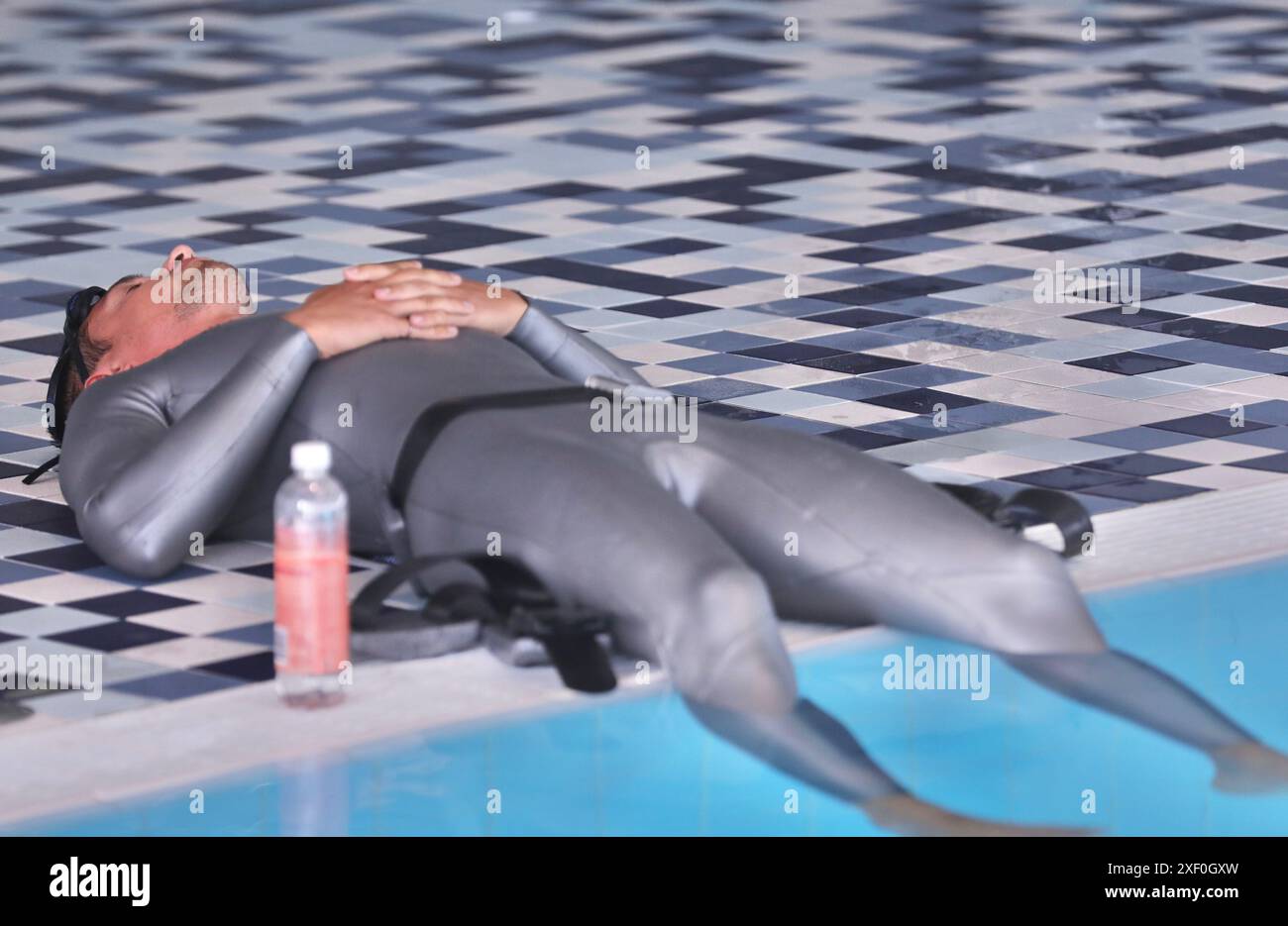 Boris Milosic (Croatia) walked an 112 metres (367,4 ft) underwater ...