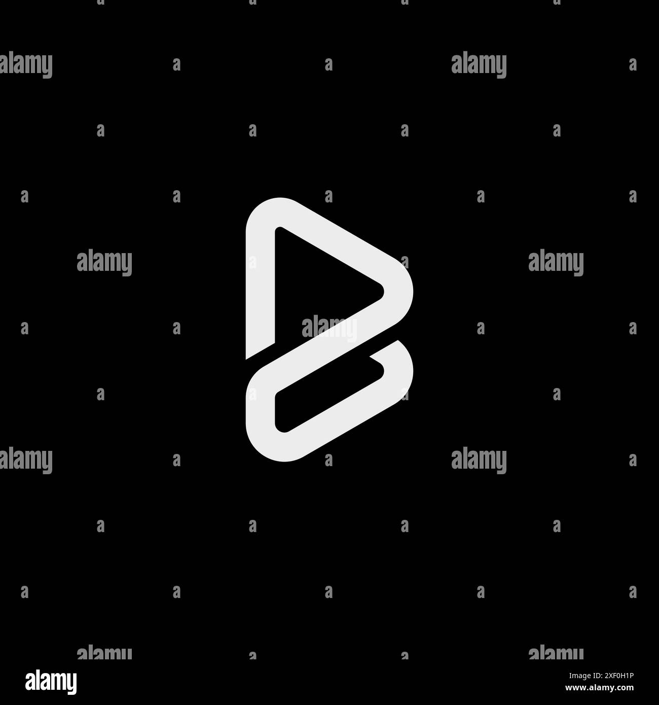 B Letter Design Vector element Modern logo design Icon. Technology ...