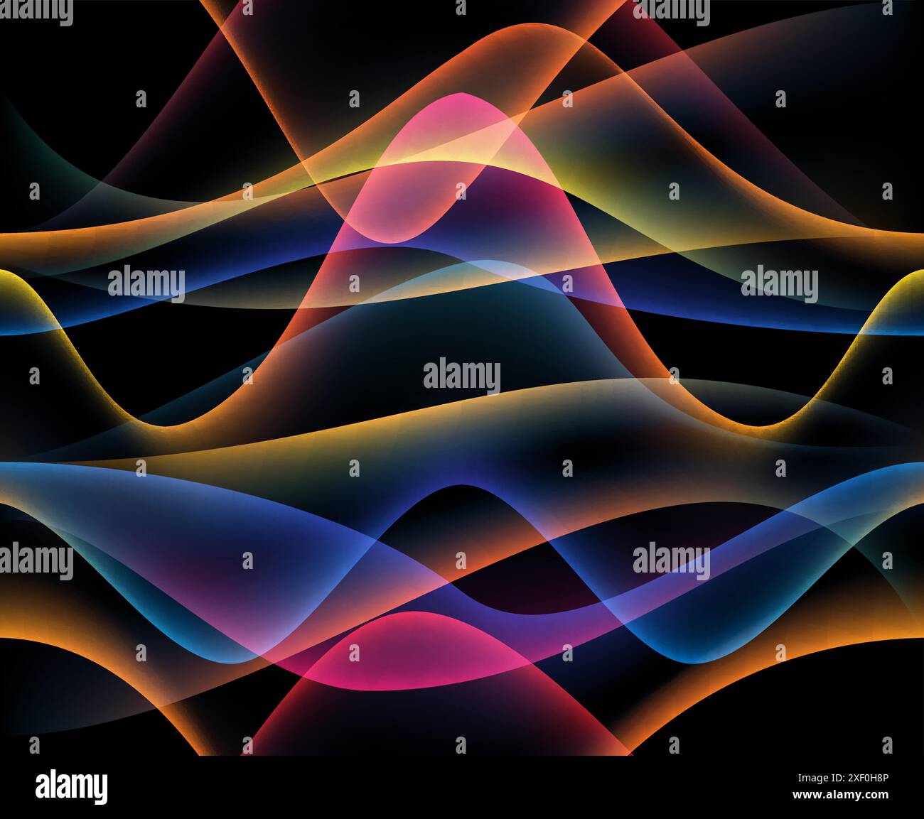 Abstract wavy lines seamless pattern Stock Vector Image & Art - Alamy