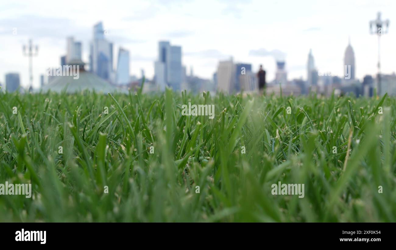 New York City waterfront skyline, Manhattan Midtown Hudson Yards ...