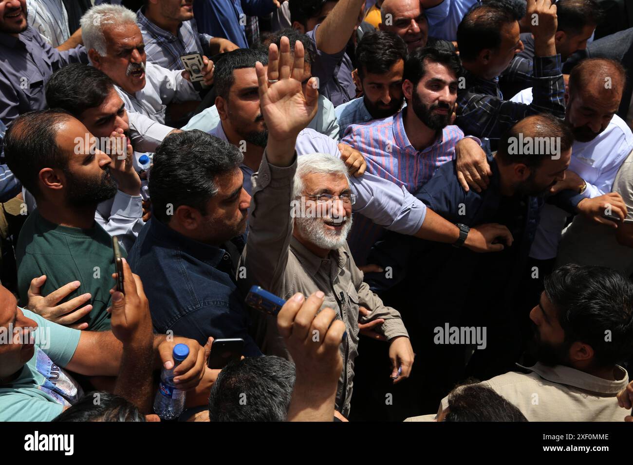 Tehran, Iran. 30th June, 2024. Iranian presidential election candidate ...