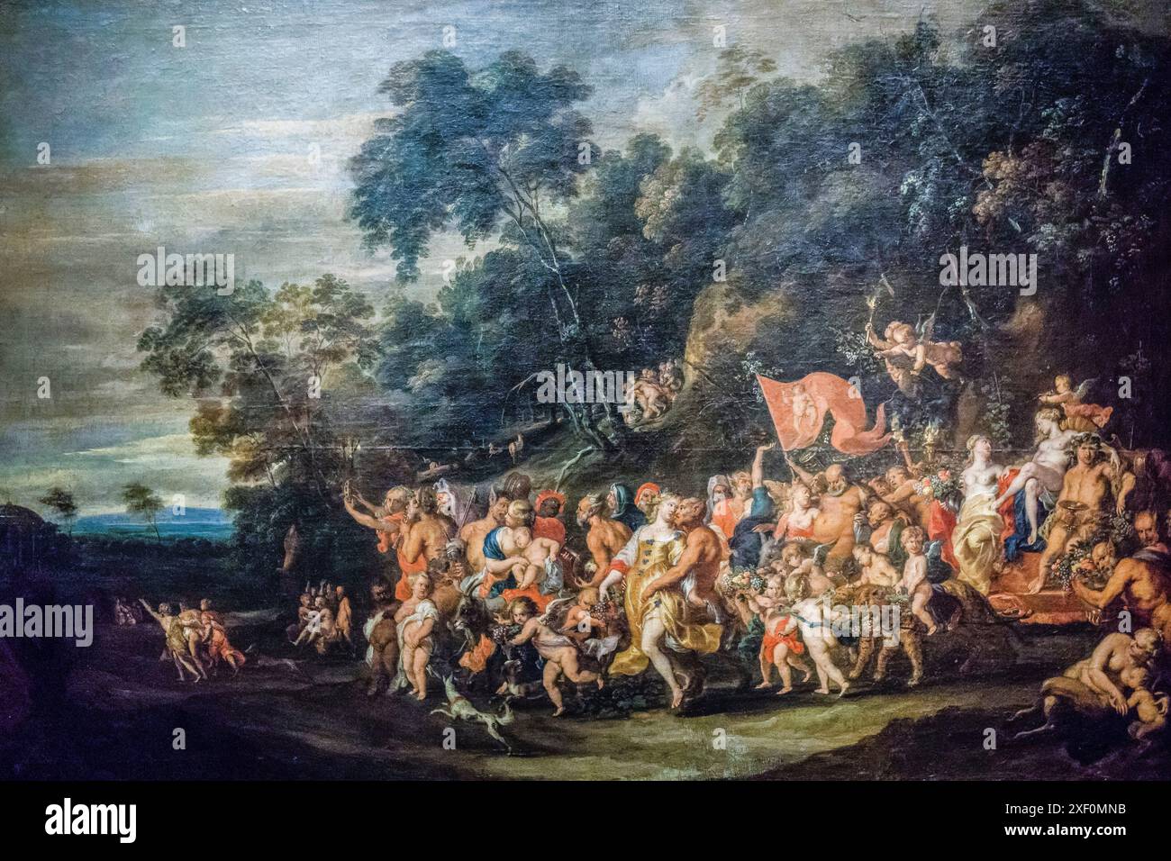 The Triumph of Bacchus, Jan Thomas van Yperen, 1650, oil on canvas ...
