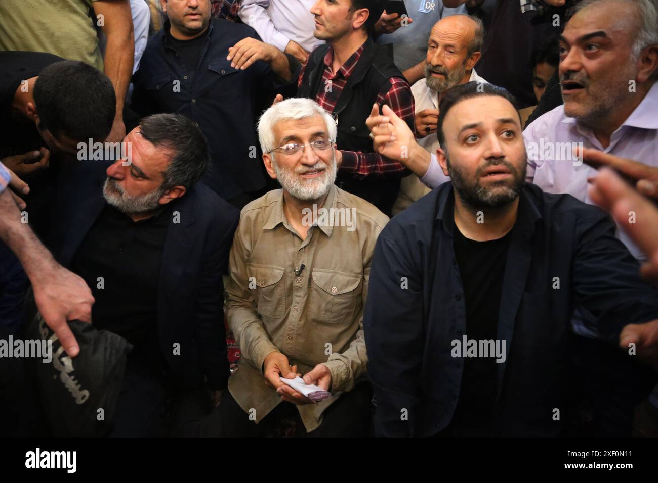 Tehran, Iran. 30th June, 2024. Iranian presidential election candidate ...