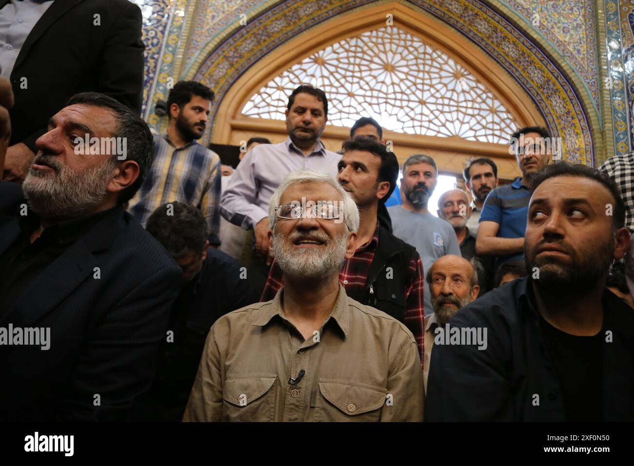 Tehran, Iran. 30th June, 2024. Iranian presidential election candidate ...