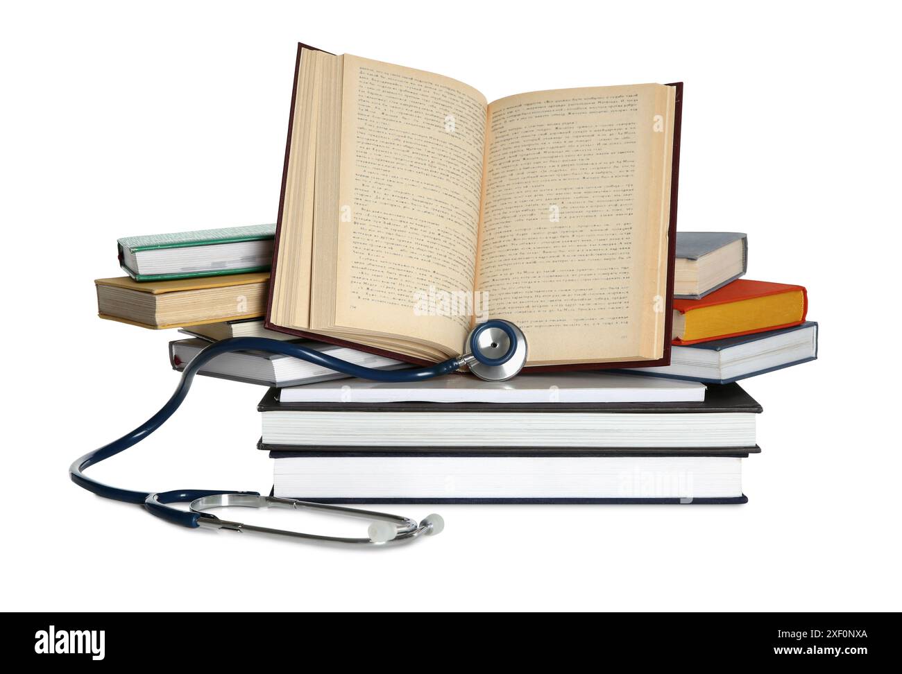 Stethoscope stack books on hi-res stock photography and images - Alamy
