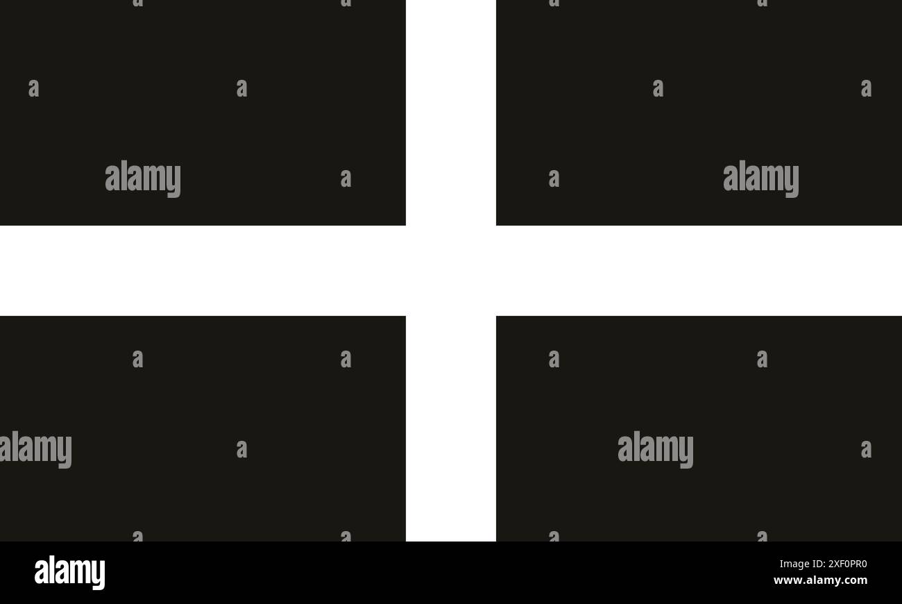 Cornwall flag banner Stock Vector Images - Alamy