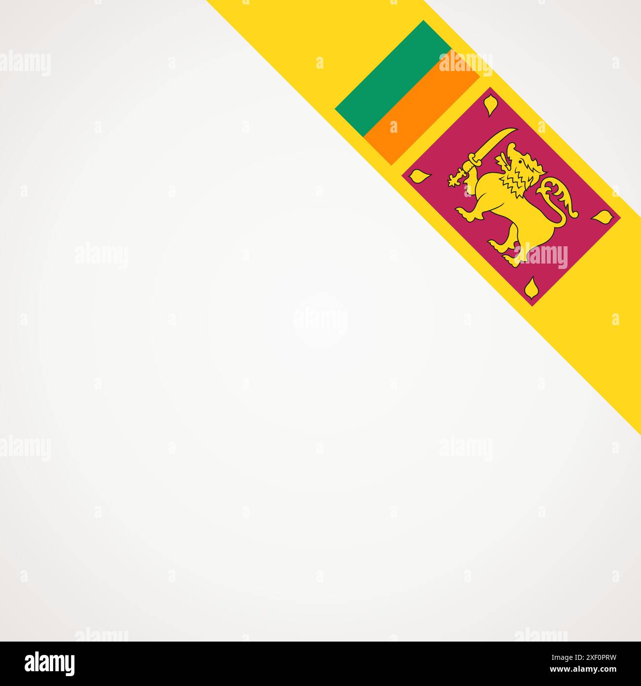 Ceylon flag Stock Vector Images - Alamy