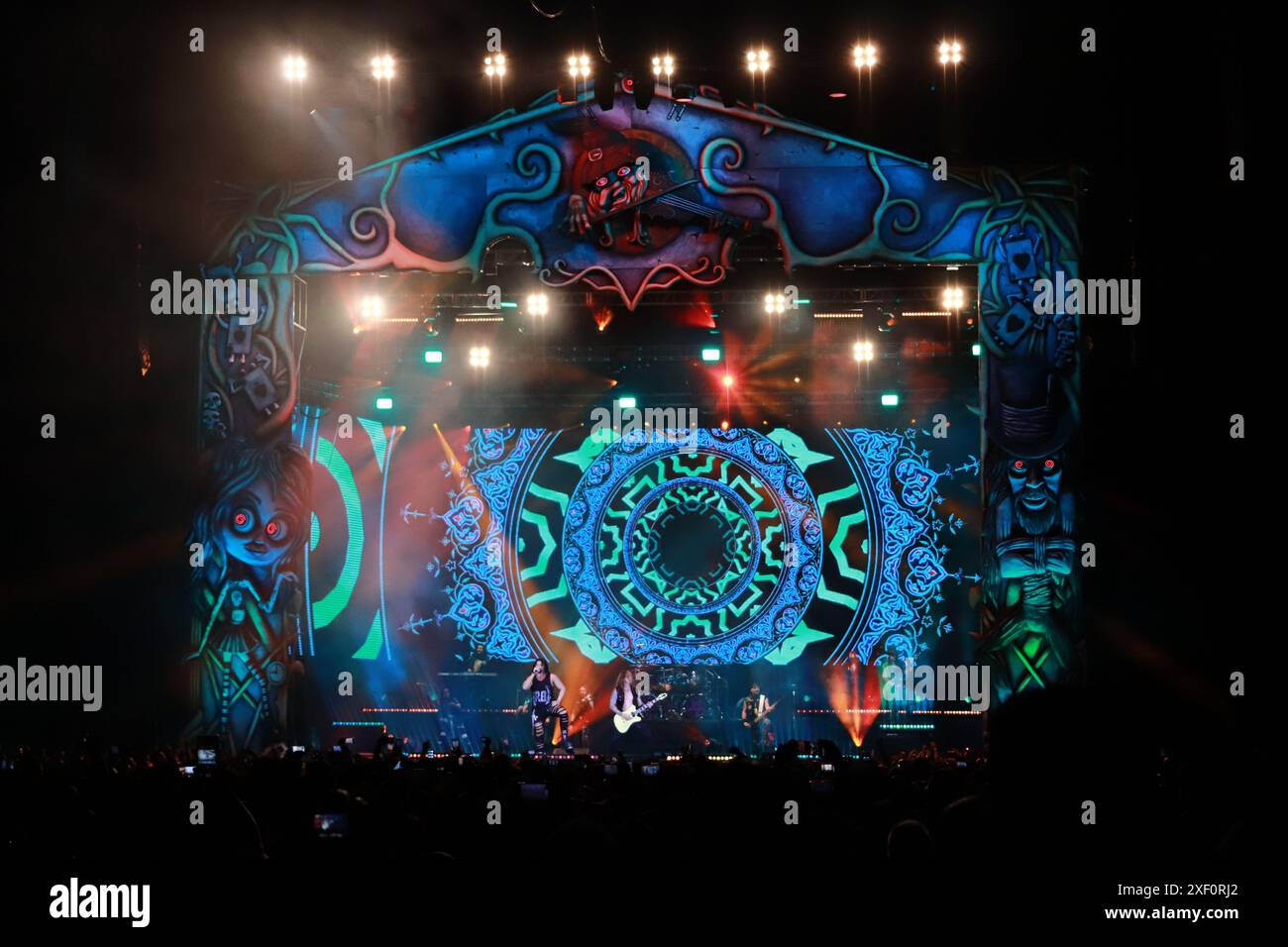 Mexico City, Mexico. 30th June, 2024. (L-R) Fernando Mainer, Jorge ...