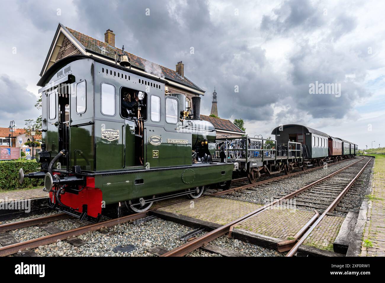 museum steamtram Hoorn-Medemblik at Medemblik heritage steam train ...