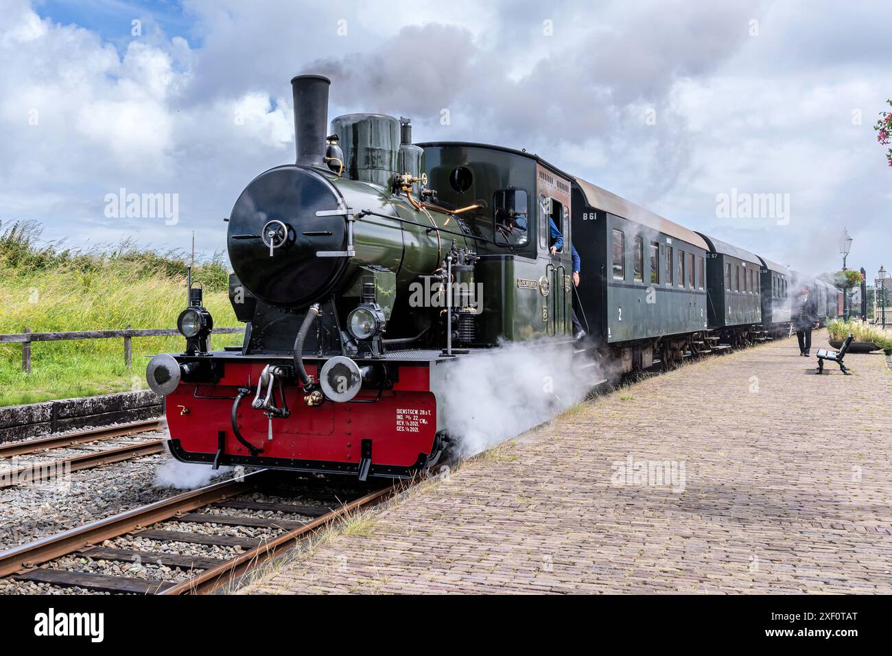 museum steamtram Hoorn-Medemblik at Medemblik heritage steam train ...