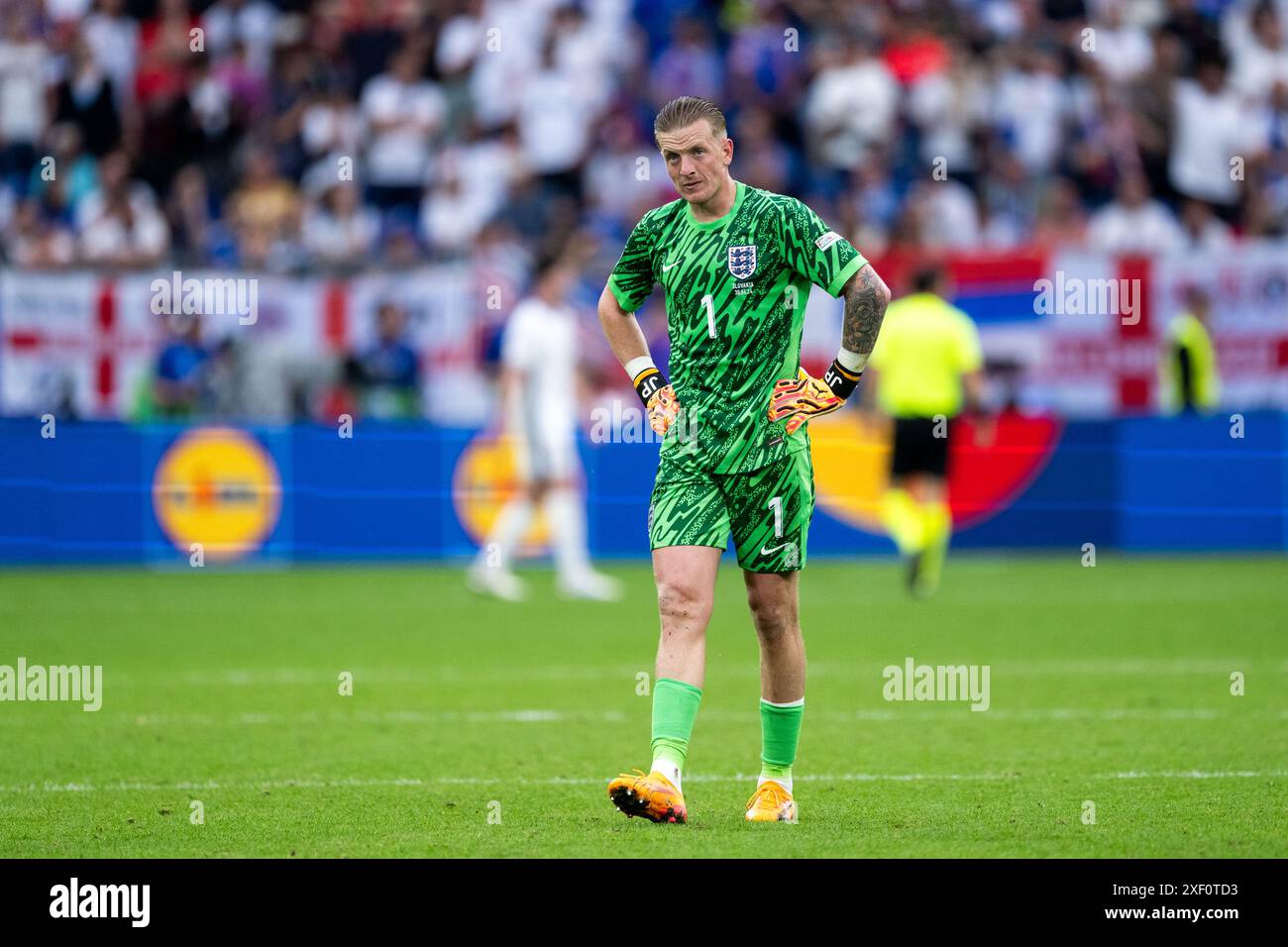 Jordan Pickford (England, #01) unzufrieden, GER, England (ENG) vs ...