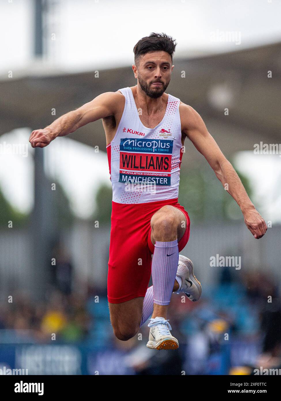 Manchester Regional Arena, UK. 30th June, 2024. Williams (triple jump ...
