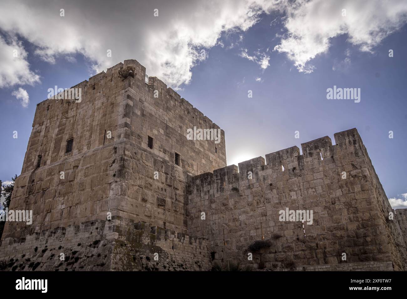 The Tower of David, Biblical heritage and local landmark in the Old ...
