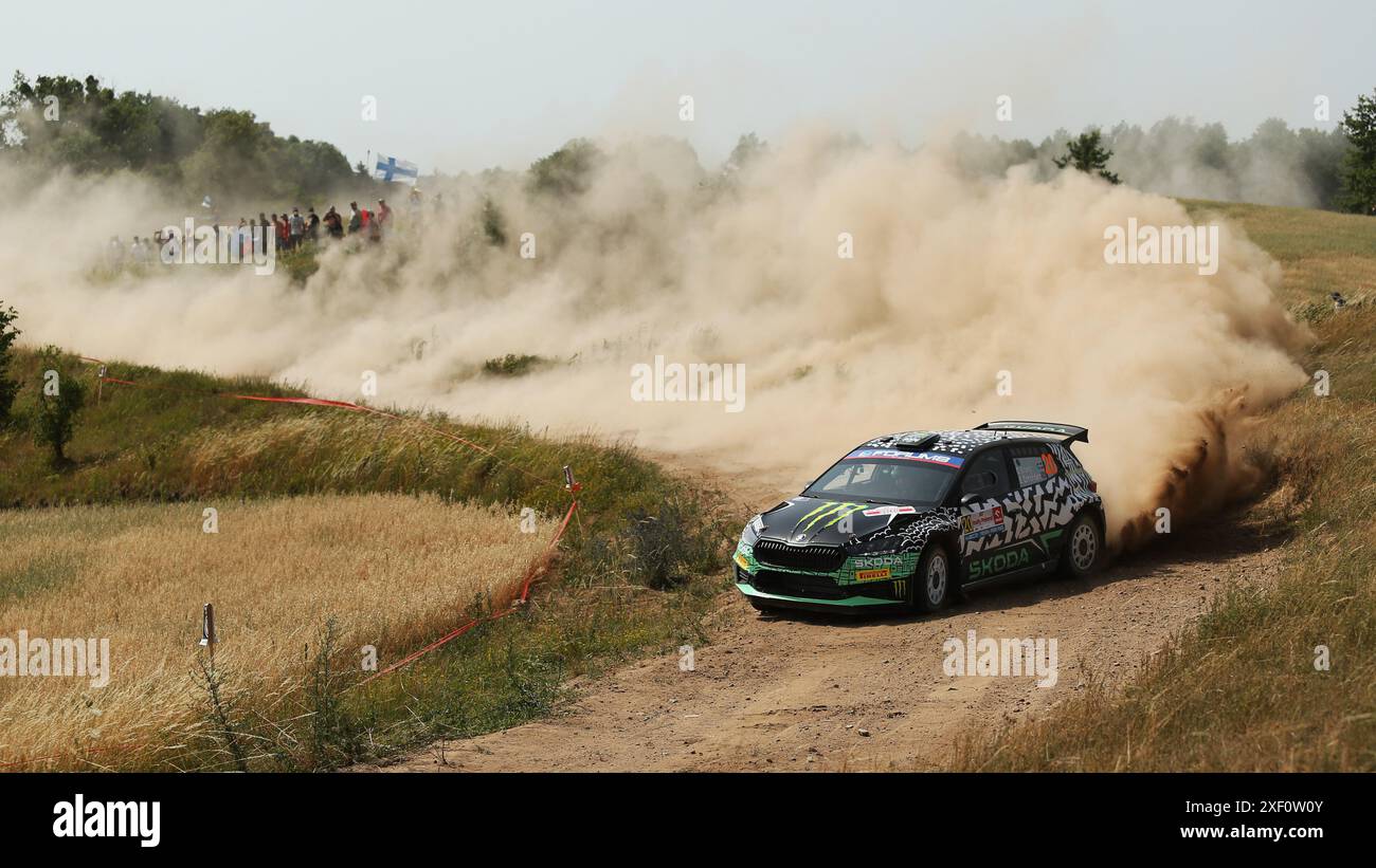 Drive Oliver Solber And Co-Driver Elliott Edmondson Of The Team Toksport Wrt 2, Skoda Fabia Rs ...
