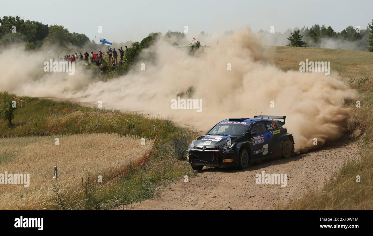 Drive Sami Pajari And Co-Driver Enni Malkonen Of The Teamprintsport ...