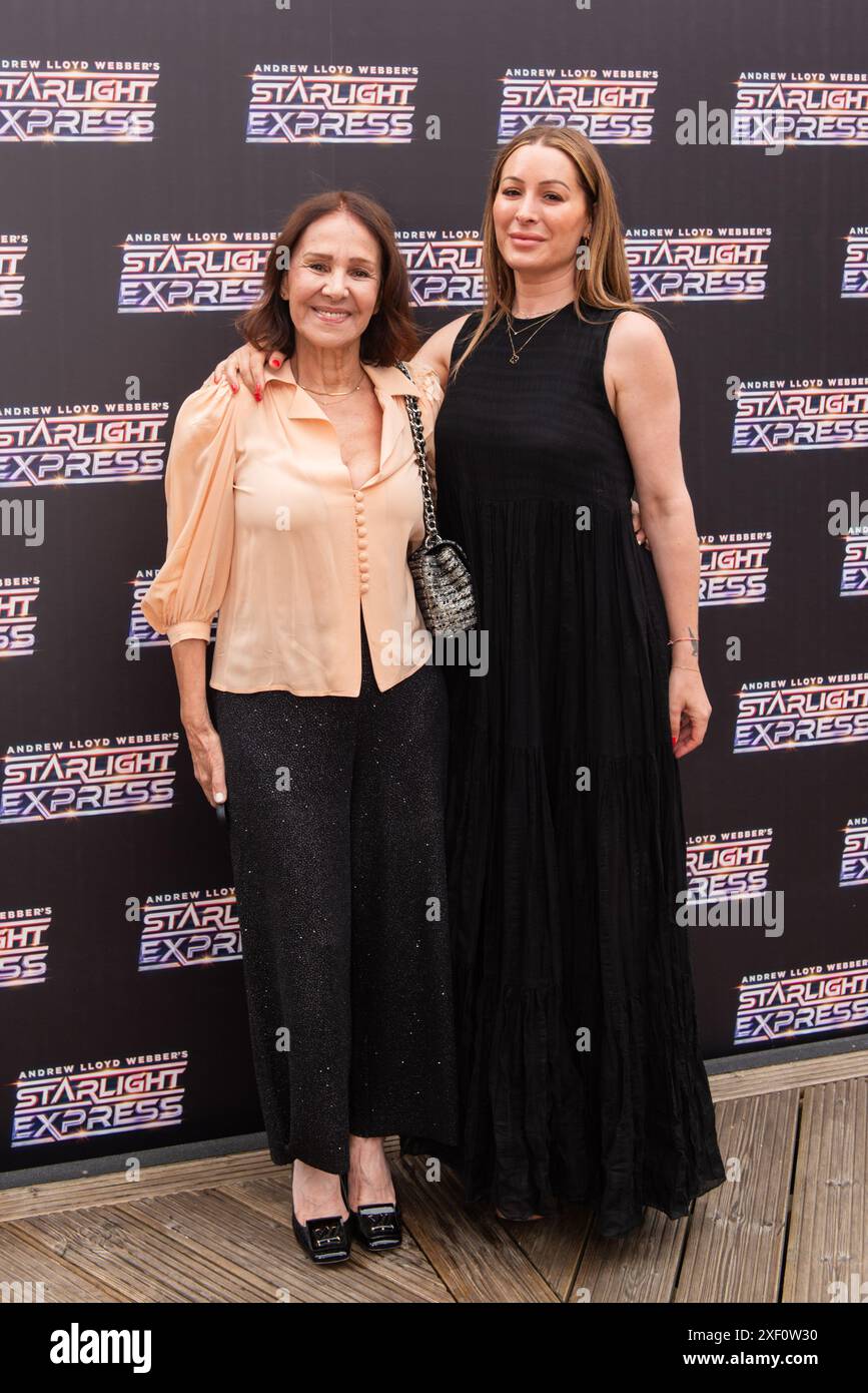 London, 30 June 2024, Arlene Phillips and daughter pose for Starlight ...
