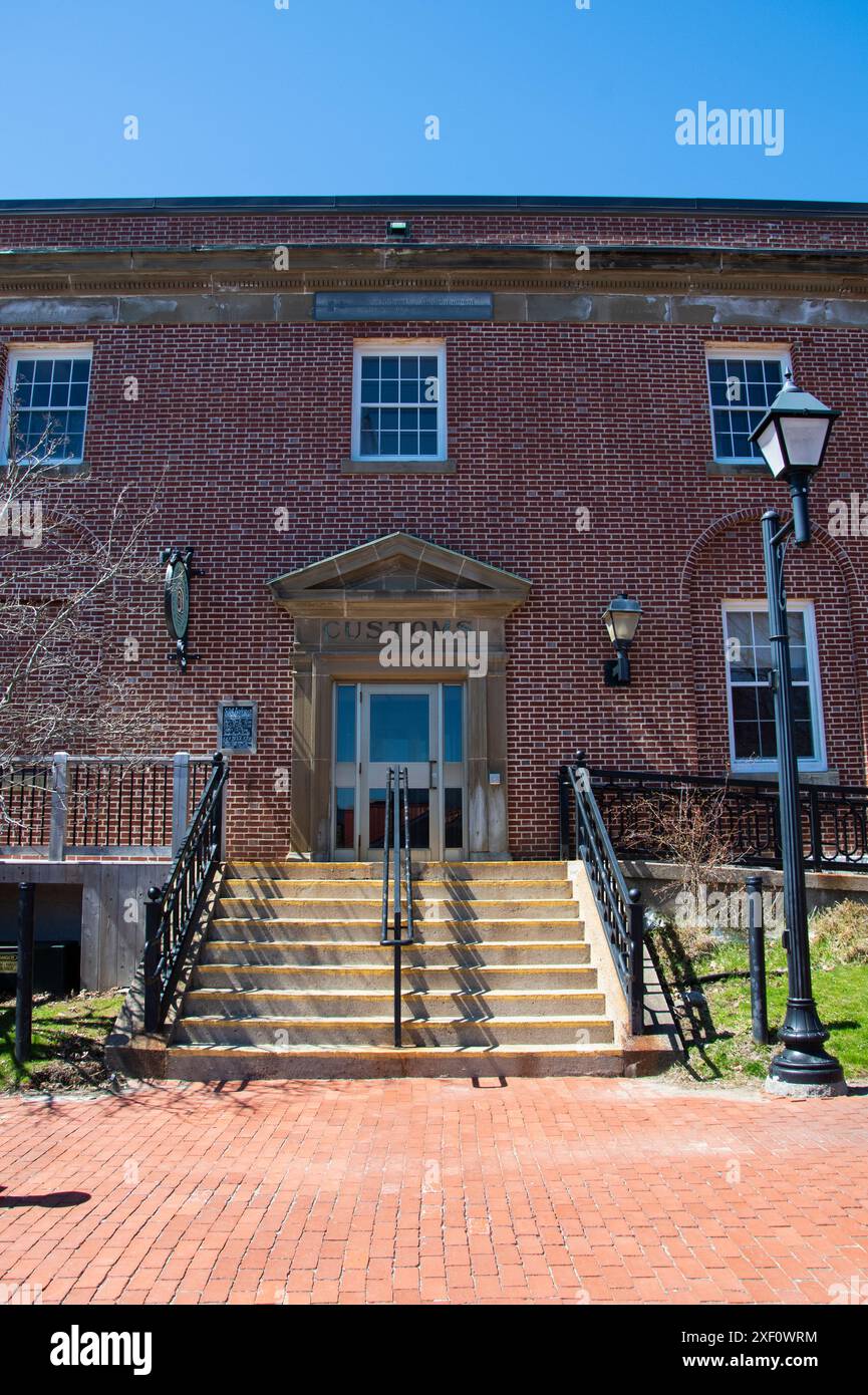 Old customs office building on Water Street in downtown St. Andrews ...