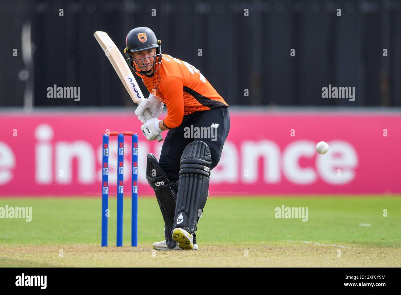 Hove, UK. 30 June 2024. Georgia Elwiss of Southern Vipers batting ...