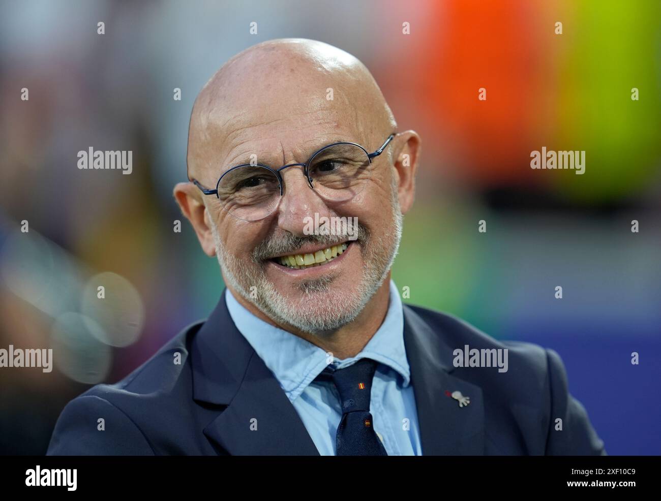 Spain manager Luis de la Fuente during the UEFA Euro 2024, round of 16 ...