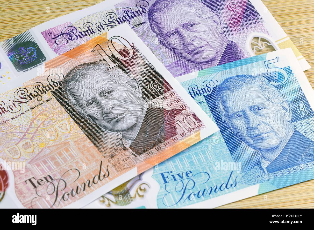 The first £5,£10 & £20 banknotes to feature the portrait of King ...