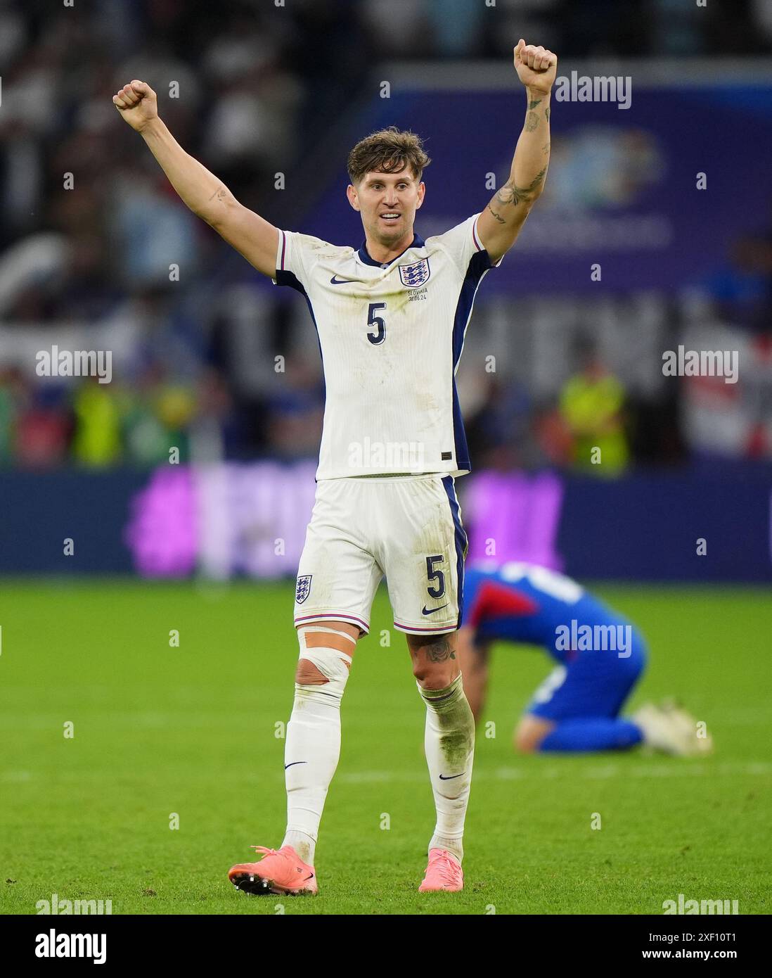 England's John Stones celebrates after winning the UEFA Euro 2024 ...