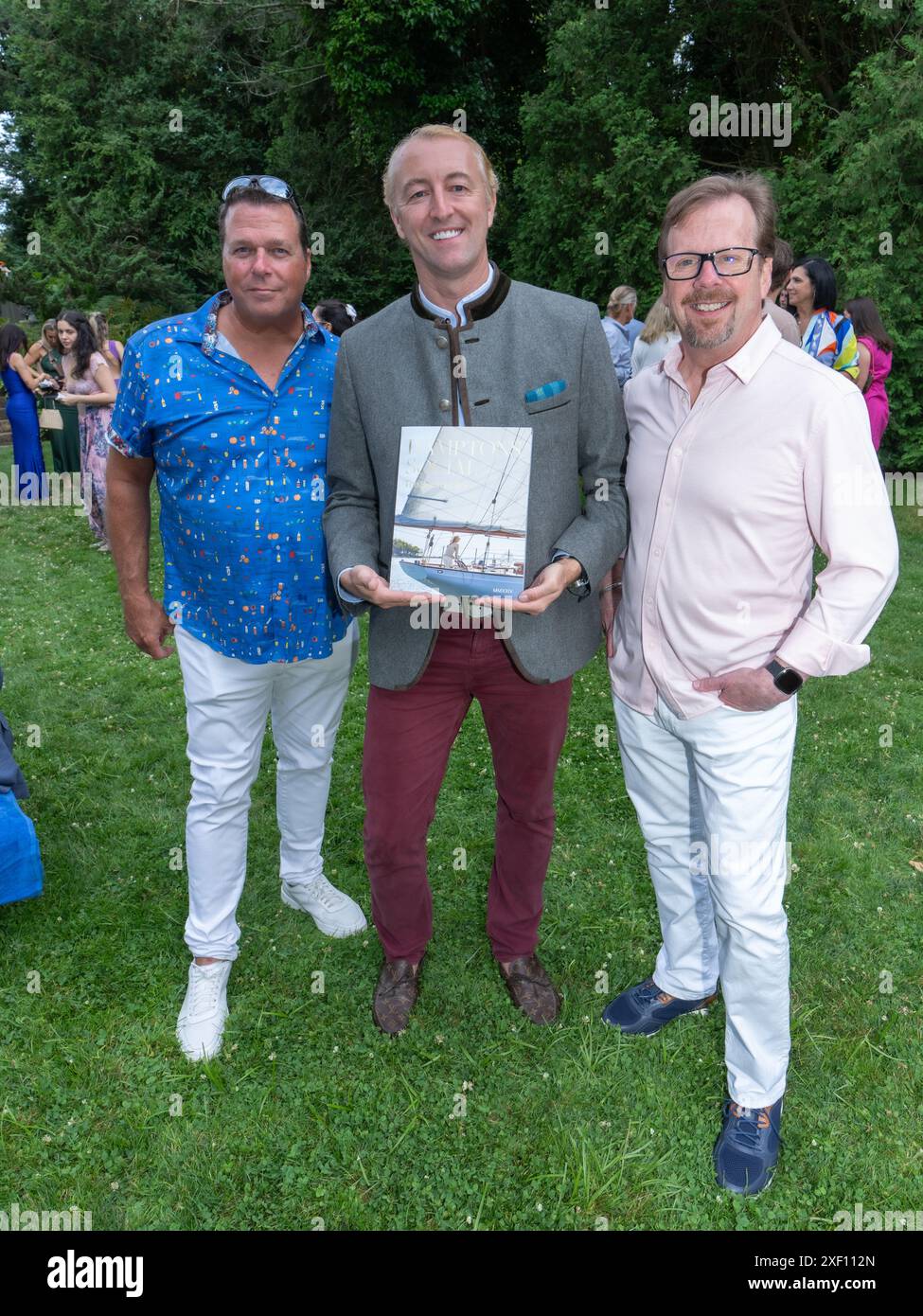 David Warren, Prince Mario Max Schaumburg Lippe and Mike Warren attends ...