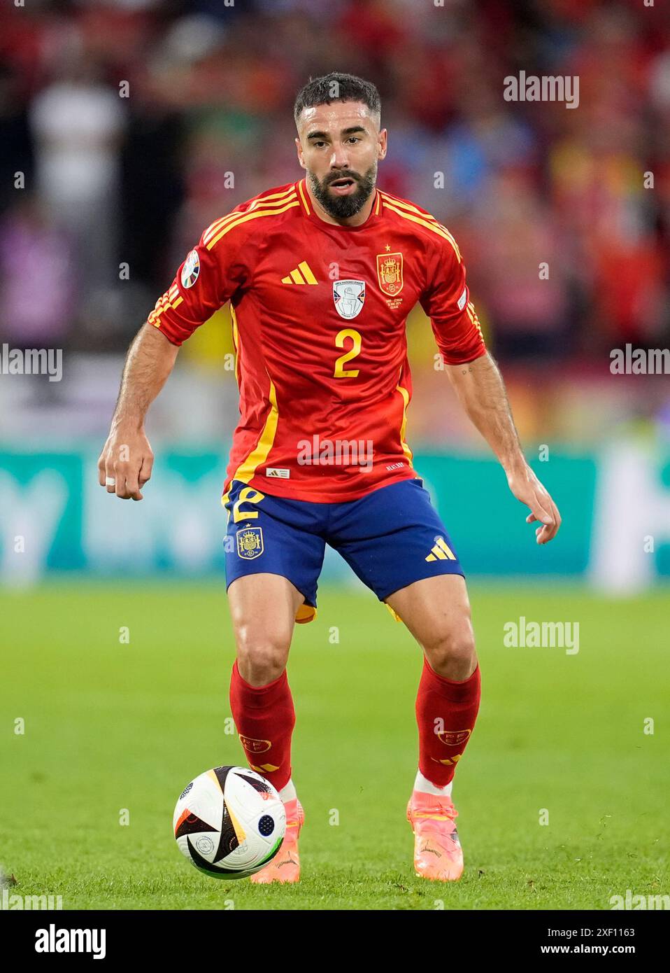 Spain's Daniel Carvajal during the UEFA Euro 2024, round of 16 match at ...