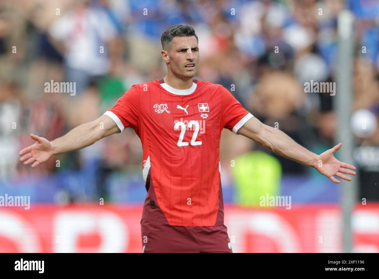 Fabian Schar of Switzerland seen during the UEFA EURO 2024 match ...