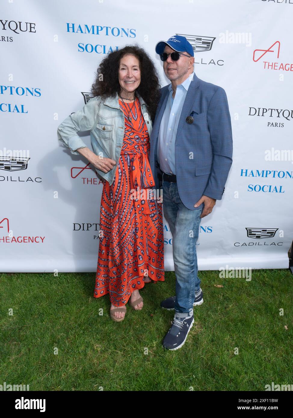 Eileen and Roger Sichel attends the Hamptons Social: The Summer Book ...