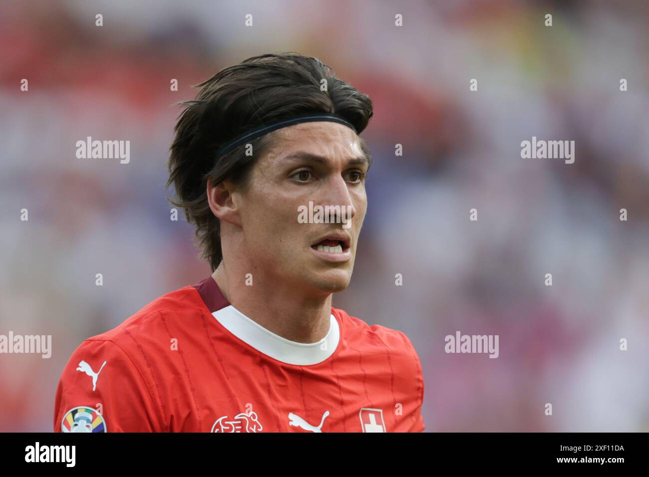 Steven Zuber of Switzerland seen during the UEFA EURO 2024 match ...