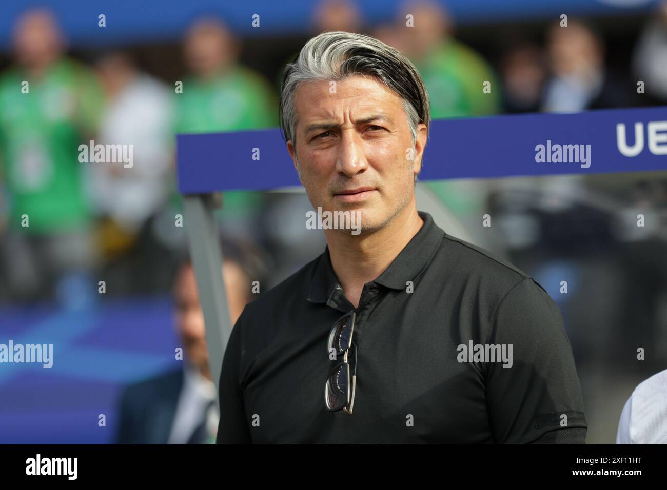Coach Murat Yakin of Switzerland seen during the UEFA EURO 2024 match ...