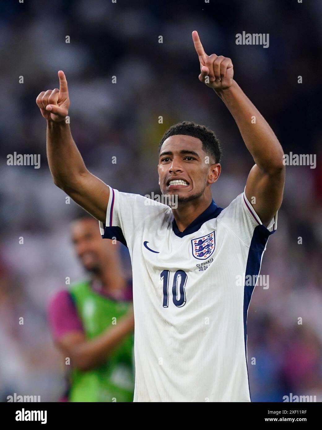 Gelsenkirchen, Germany. 30th June, 2024. Jude Bellingham of England ...