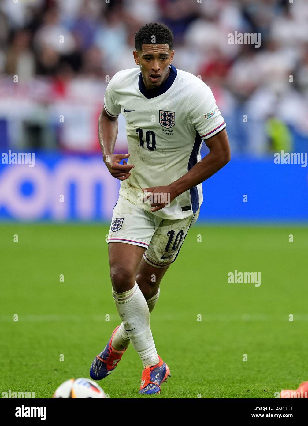 England's Jude Bellingham during the UEFA Euro 2024, round of 16 match ...