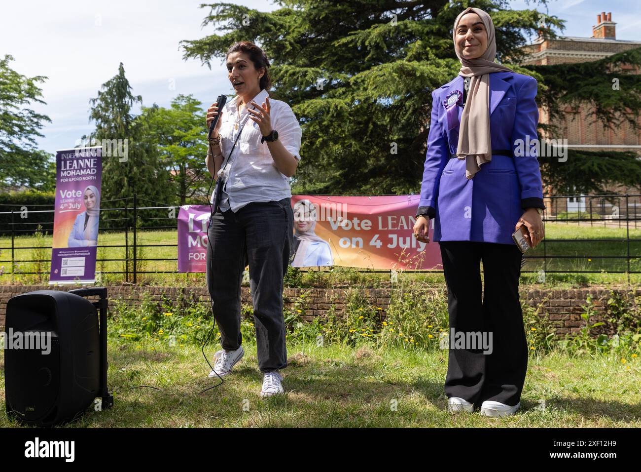London, UK. 29th June, 2024. Leanne Mohamad (r), Independent ...