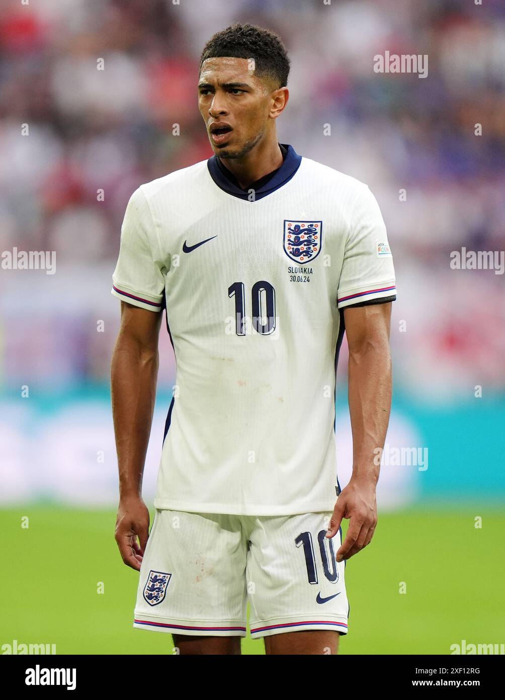 England's Jude Bellingham during the UEFA Euro 2024, round of 16 match ...