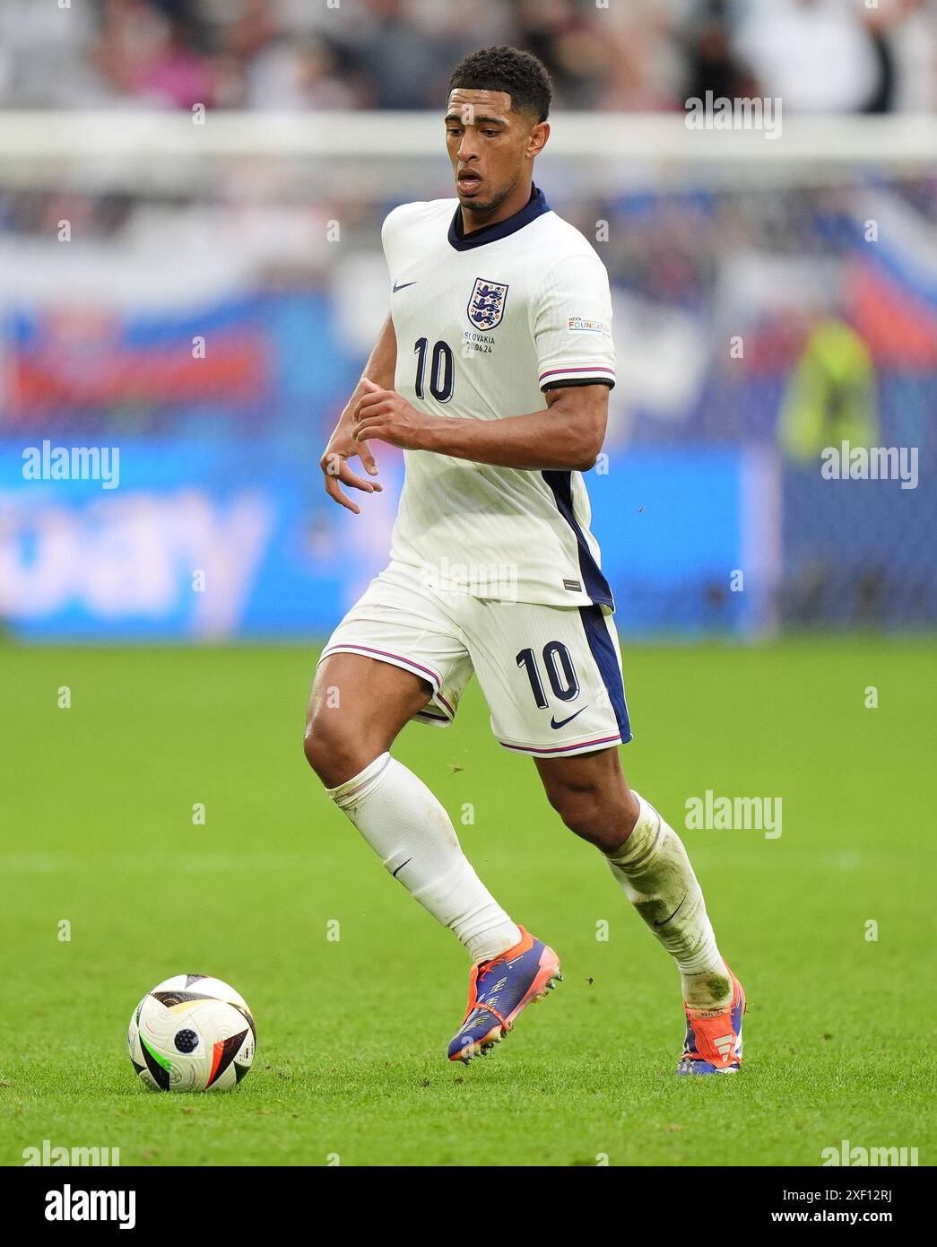England's Jude Bellingham during the UEFA Euro 2024, round of 16 match ...