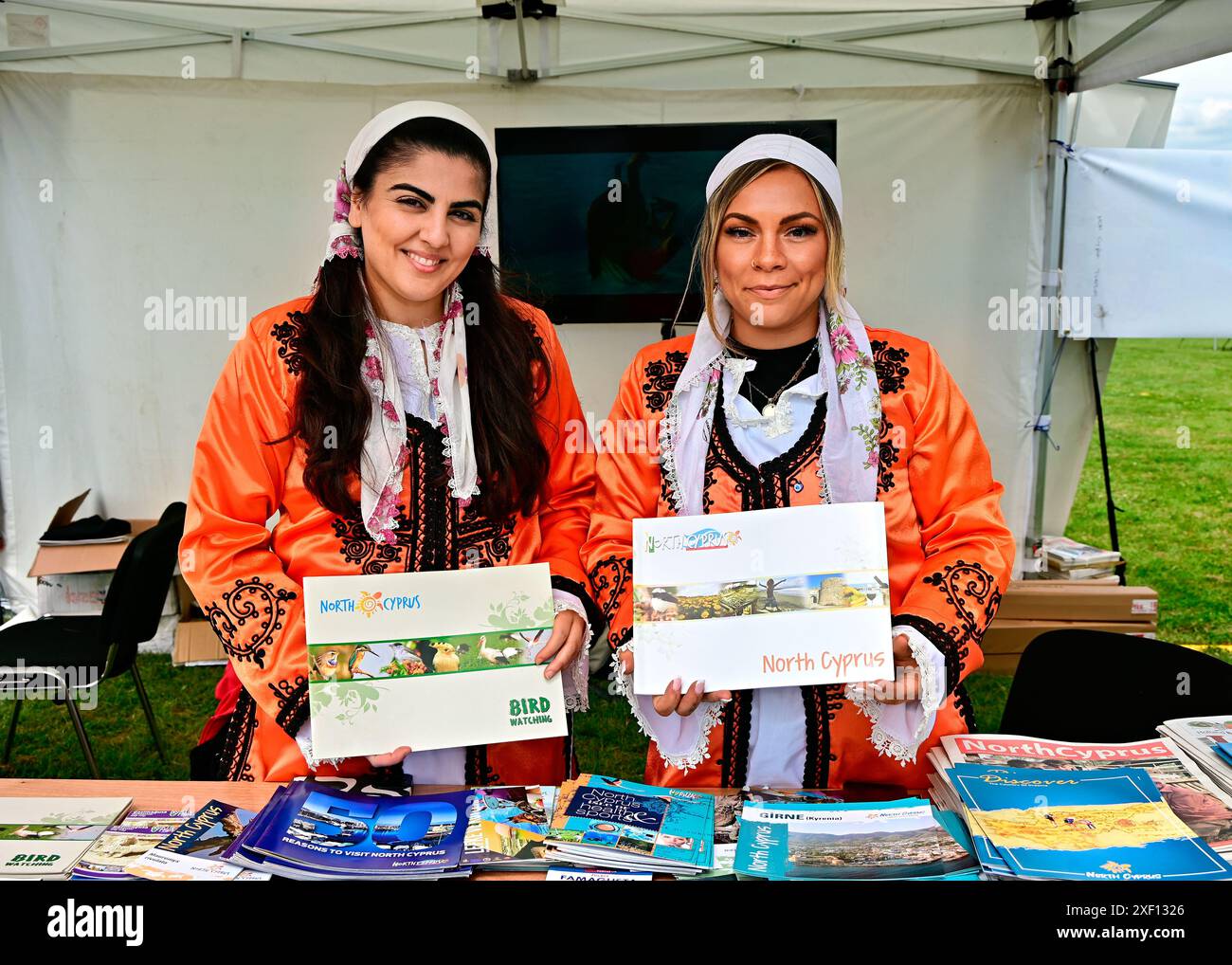 LONDON, UK. 30th June, 2024. Stall of the North Cyprus tourism at The ...
