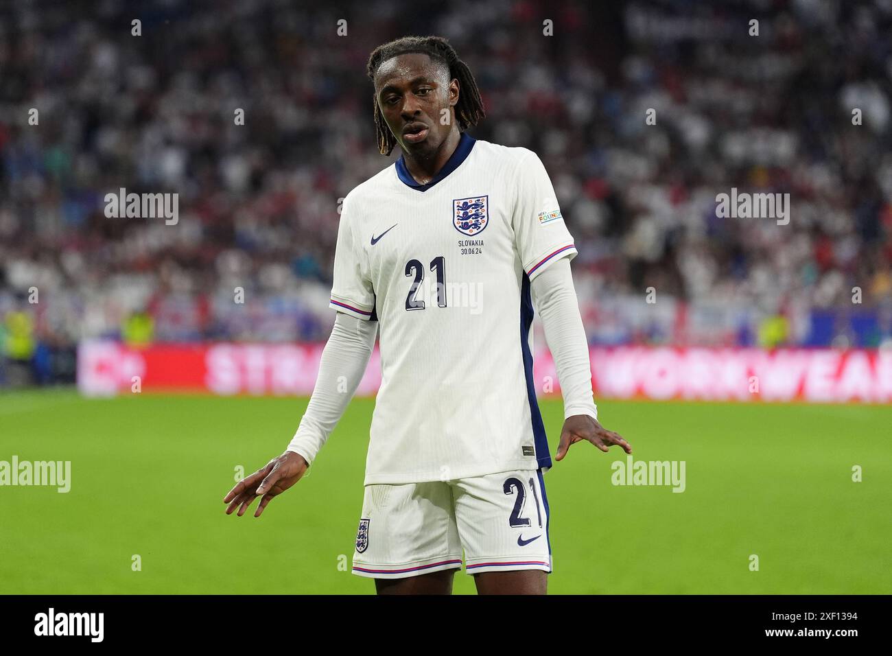 England's Eberechi Eze during the UEFA Euro 2024, round of 16 match at ...