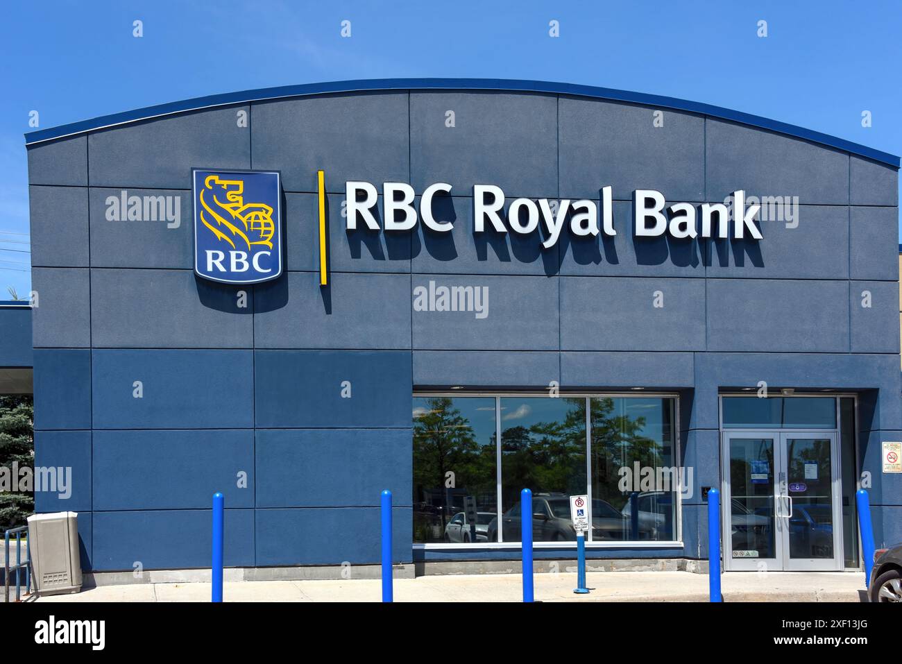 Ottawa, Canada - June 28, 2024: Royal Bank on Baseline Road. The Royal ...