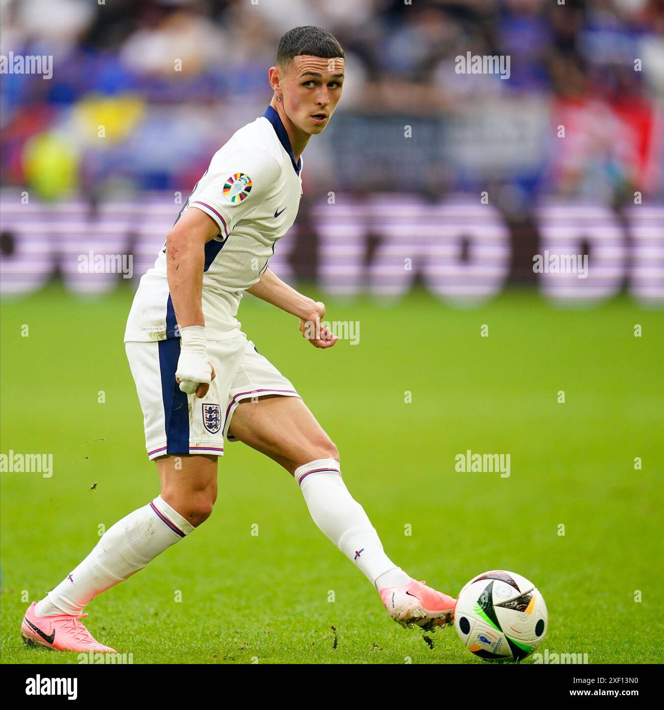 Phil Foden of England during the UEFA Euro 2024 match between England ...