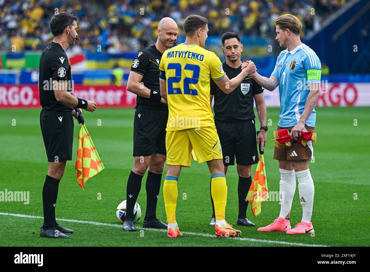 Stuttgart, Germany. 26th June, 2024. assistant referee Giorgio Peretti ...