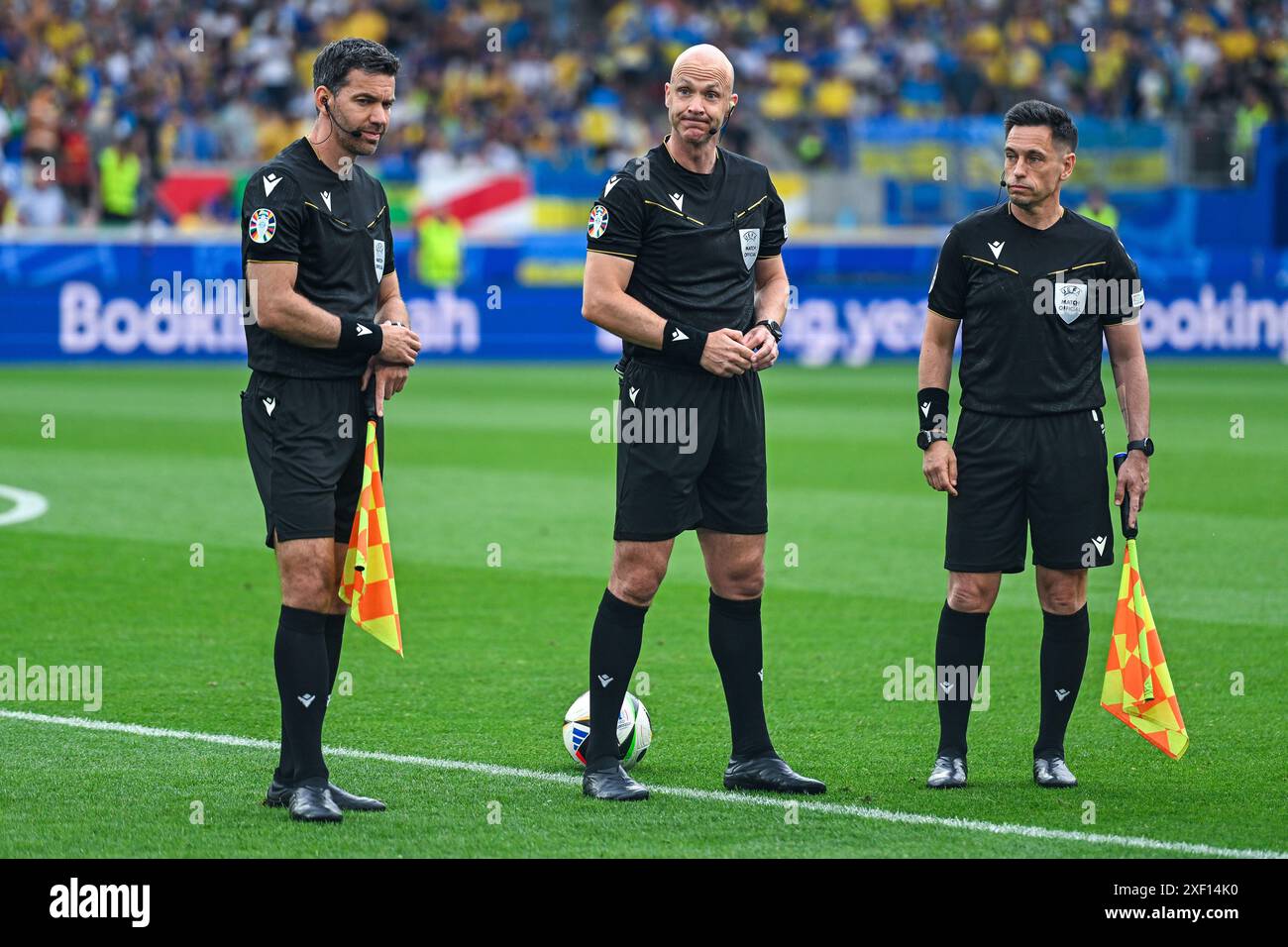 Stuttgart, Germany. 26th June, 2024. assistant referee Giorgio Peretti ...