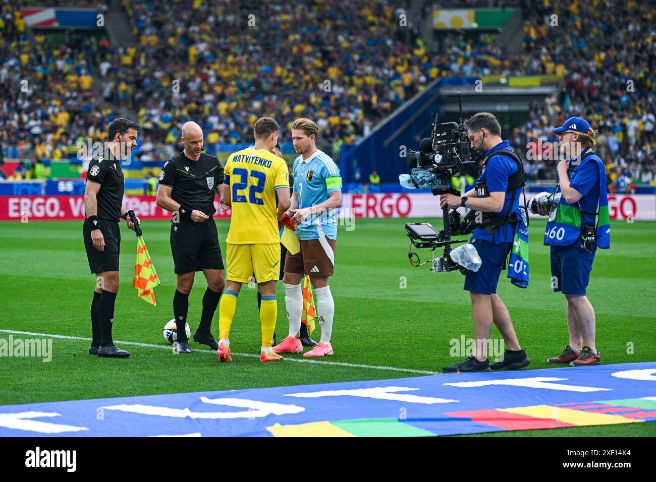 Stuttgart, Germany. 26th June, 2024. assistant referee Giorgio Peretti ...
