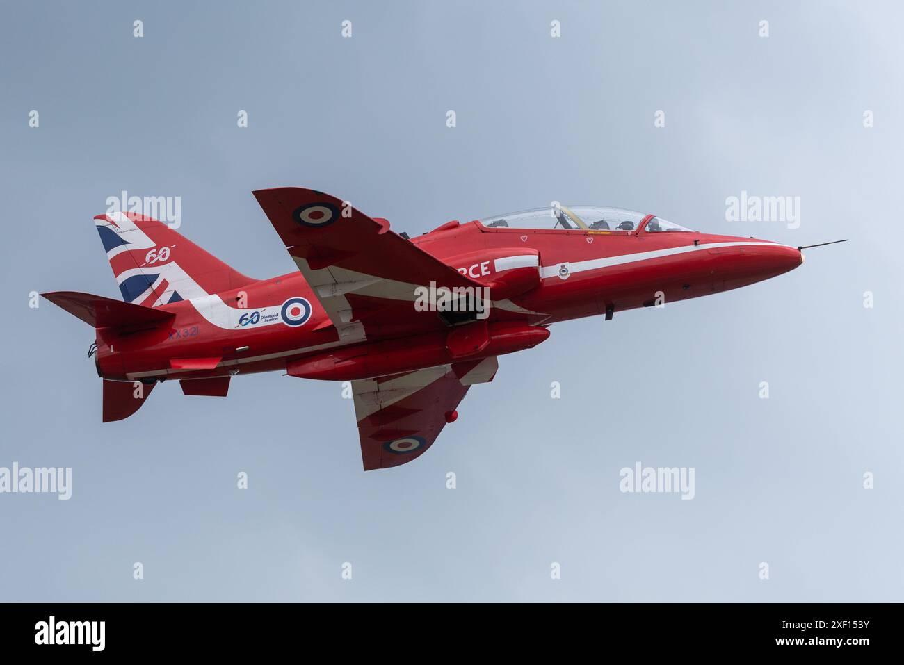 Red arrows 60th display season hi-res stock photography and images - Alamy