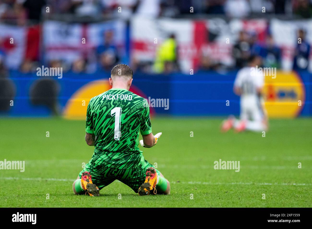 Jordan Pickford (England, #01) aergert sich, GER, England (ENG) vs ...