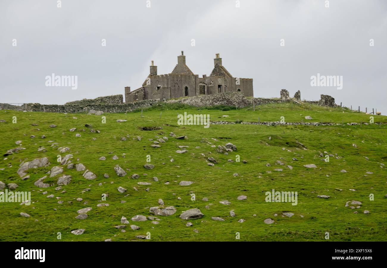 The most hunted house on Yell Island, Shetland, UK Stock Photo - Alamy